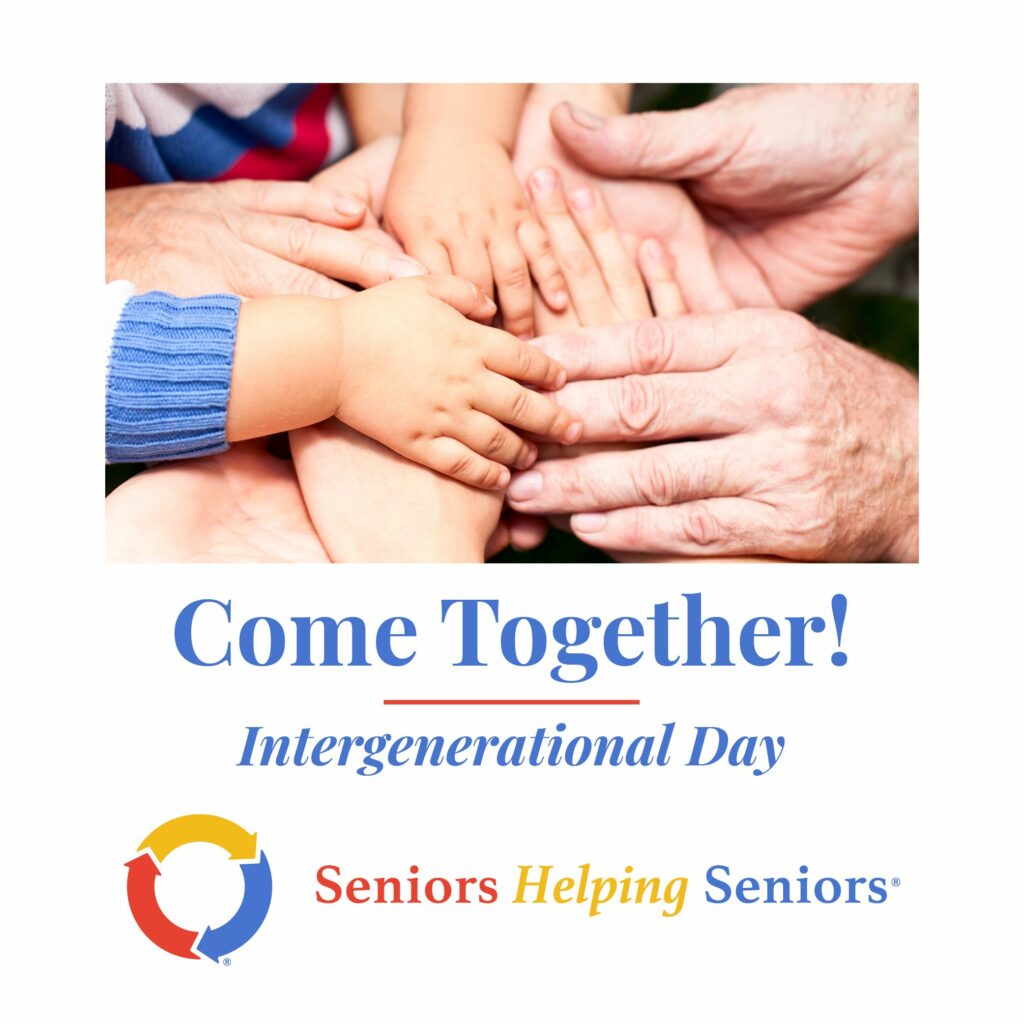 Come Together - Intergenerational Day - Seniors Helping Seniors